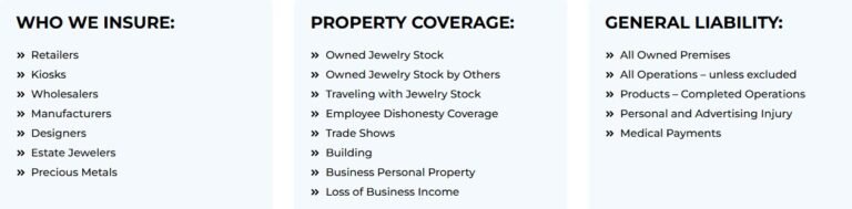 Jewelers Block Insurance vs General Liability Insurance - Jewelers ...